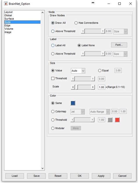 北京师范大学神经影像脑连接组可视化软件（brainnet Viewer）