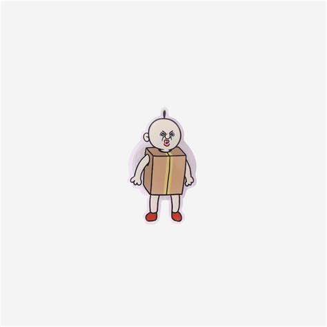 빵빵이 박스 티셔츠 아크릴 스마트톡 Toys And Goods Kream