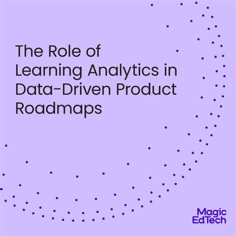 The Role Of Learning Analytics In Data Driven Product Roadmaps Magic
