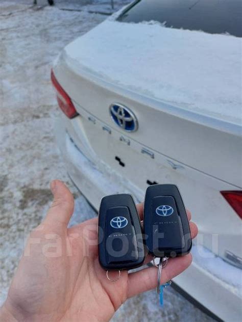 Смарт ключ чип ключ Toyota Camry 70 обнулен прописка купить во Владивостоке по цене 5 000