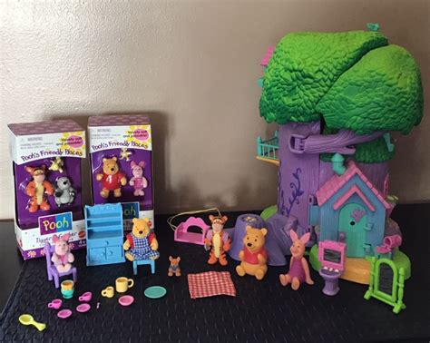 Winnie The Pooh Tree House Playset 1998 Winnie The Pooh Vintage Toys