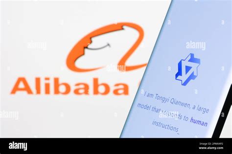 Tongyi Qianwen Logo Seen On Smartphone Screen Tongyi Qianwen Ai Is Chatgpt Like Model Launched