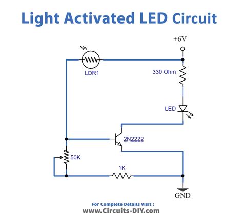 Light Activated Led Using Photoresistor Ldr