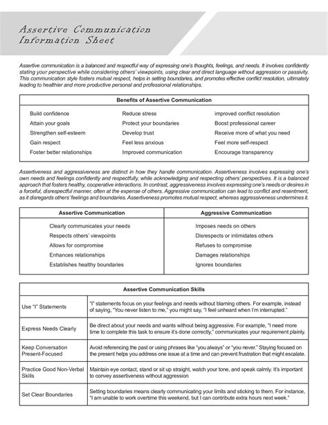 Practicing Assertive Communication With A Coworker Role Playing Script