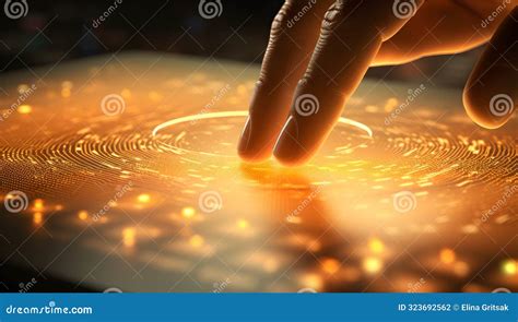 Digital Fingerprint Scanner Enhancing Security Biometric Identity