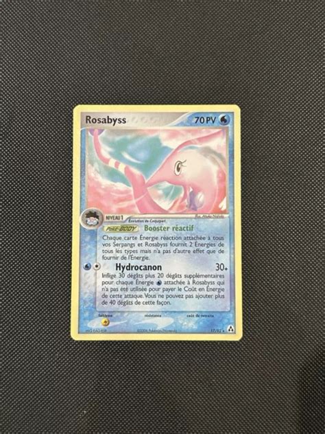 Carte Pokemon Rosabyss Rare Bloc Ex Cr Ateurs De L Gendes Fr Nmint Eur Picclick Fr