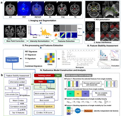 The Workflow Of Multimodality Radiomics Analysis A And The Pipeline
