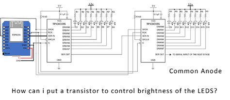 Control Brightness Of The Leds Leds And Multiplexing Arduino Forum