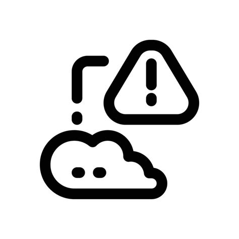 Warning Line Icon Clean And Minimalist Icon For Websites And Mobile Apps 60522564 Vector Art
