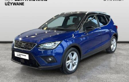 Seat Arona 2021 Benzyna 110km Niebieski Przebieg 75200km