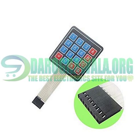 Arduino 4x4 Keypad Matrix Keypad Membrane Switch In Pakistan