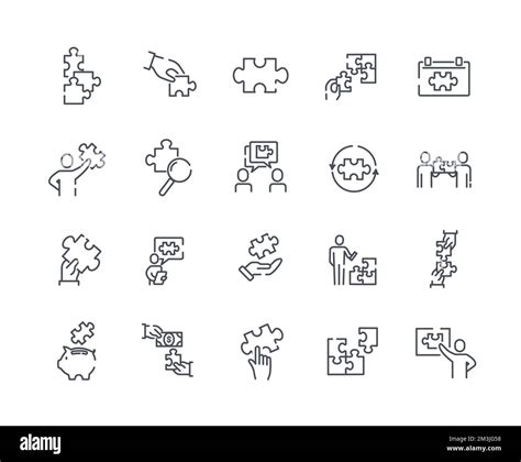 Resolve Puzzle Stock Vector Images Alamy