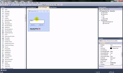 Visual Basic 2010 Progress Bar Tut Youtube