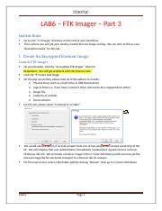 IT C Lab FTK Imager Instructions Course Hero