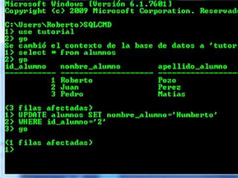 TSQL UPDATE YouTube