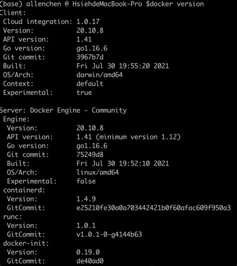 Api Version 確認