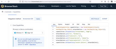 How To Launch Edge Browser In Selenium Browserstack