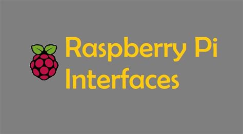 Raspberry Pi Interfaces Iotbyhvm