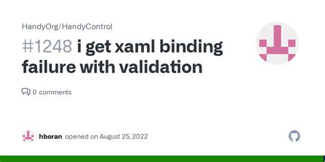 I Get Xaml Binding Failure With Validation Issue HandyOrg HandyControl GitHub