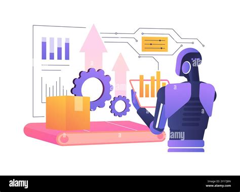 Ai Driven Production Efficiency Abstract Concept Vector Illustration Stock Vector Image And Art