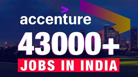 Accenture In India 43000 Jobs Accenture Jobs Accenture Hiring In India Youtube
