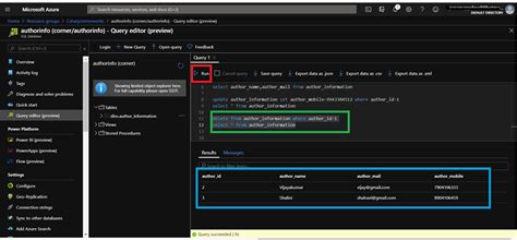 Performing Crud Operations In Azure Sql Database
