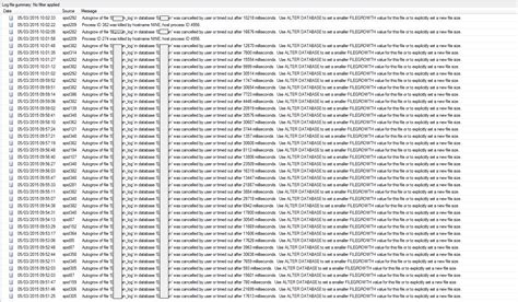 Solved Sql Server Autogrow Just Locked A Database Up Experts Exchange