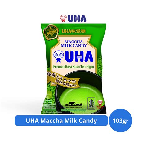 Jual Uha Maccha Milk Candy 103gr Shopee Indonesia