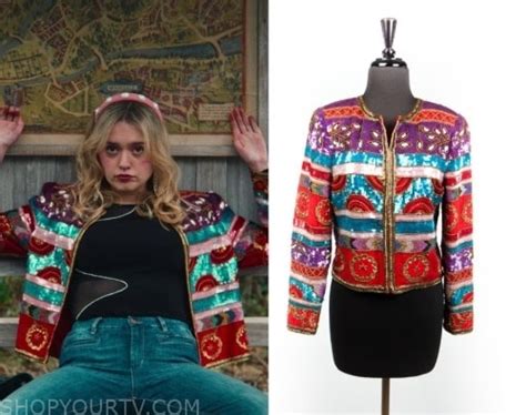 Sex Education Season 4 Episode 8 Aimees Sequin Cropped Jacket Shop Your Tv