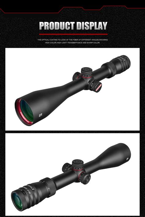 T Eagle Sfir 6 24x50 Scope Lateral Adjustment Hunting Riflescope Optical Sights Side Focusing