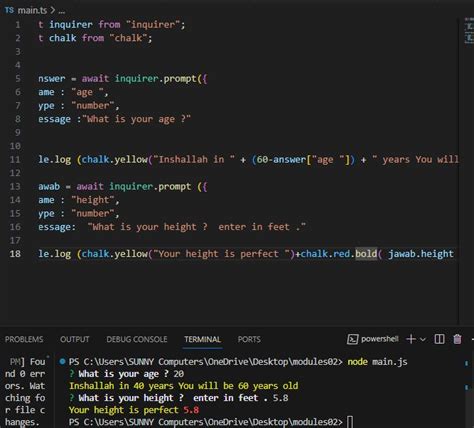 Launching A Typescript Project With Inquirer Kabir Iqbal Posted On