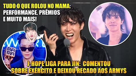 Tudo O Que Rolou No Mama Jin Manda Recado Aos Armys E Fala Sobre