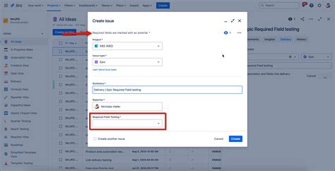 Required Fields For Jira Project Epics