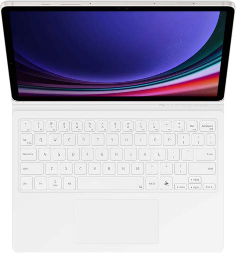 Samsung Galaxy Tab S9 S9 FE S10 FE Book Cover Keyboard White EF DX725UWEGUJ Best Buy