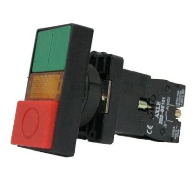 Double Head Pushbutton With LED Indicator Multimatra Electrindo