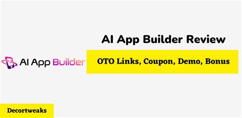 Ai App Builder Review 2025 30 Off Coupon 9 Otos Links