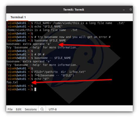 Bash Get Basename Of Filename Or Directory Name Nixcraft
