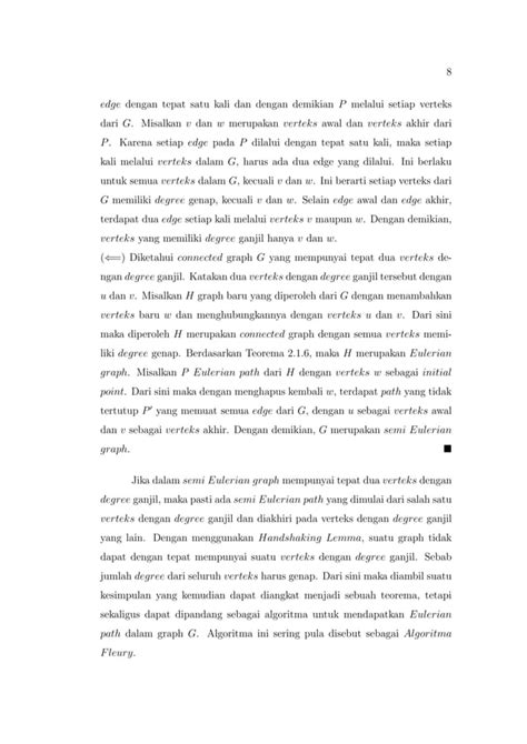 Teori Graph Eulerian Dan Hamiltonian Graph Pdf