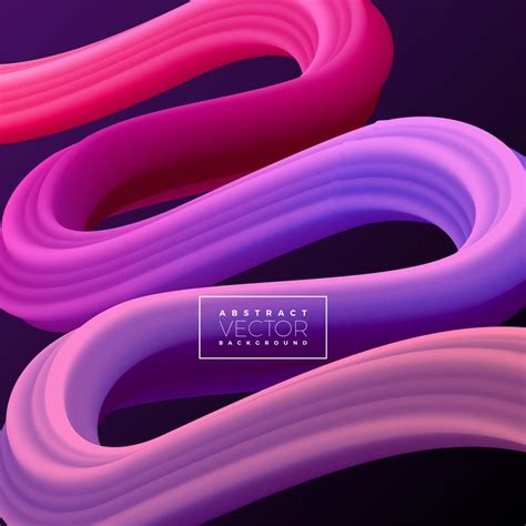 Abstract 3d Colorful Curve Line Background 346135 Vector Art At Vecteezy
