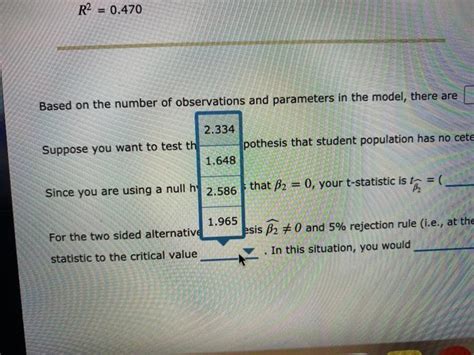 Solved 5 Hypothesis Testing Against A Two Sided Alternative