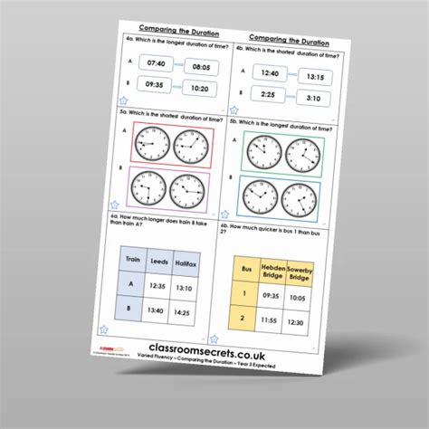 Year 3 Comparing The Duration Modelling Ppt Resource Classroom Secrets