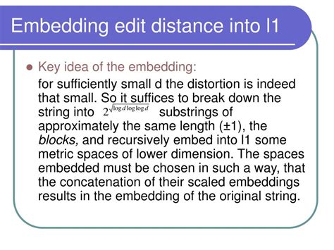 Ppt Edit Distance Powerpoint Presentation Free Download Id4739738