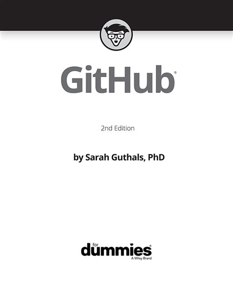 Title Page Github For Dummies 2nd Edition Book