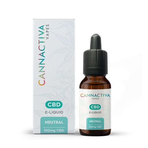 E Liquid Cbd Neutral Aroma 10ml Cannactiva