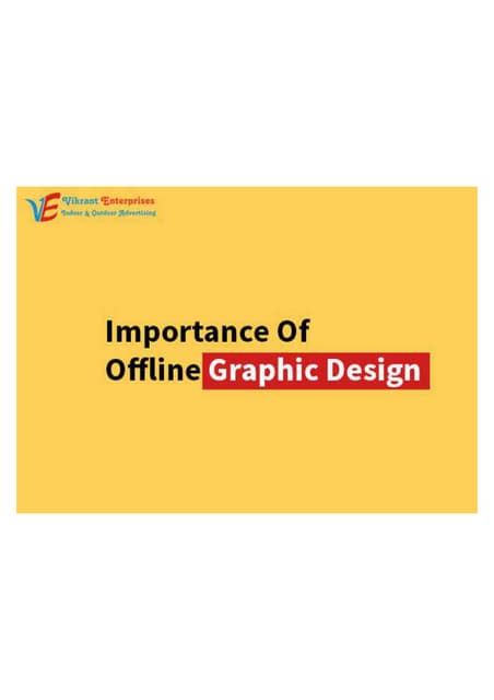 Importance Of Offline Graphic Design Pdf