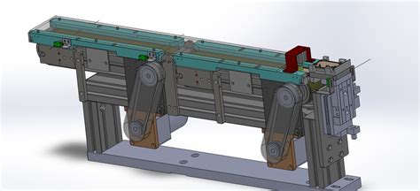 Industrial 3d Model Pallet Diverter Conveyor Machine World