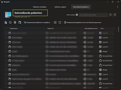 Heading Size Installed Packages In Dutch · Issue 2865 · Microsoftwinget Cli · Github