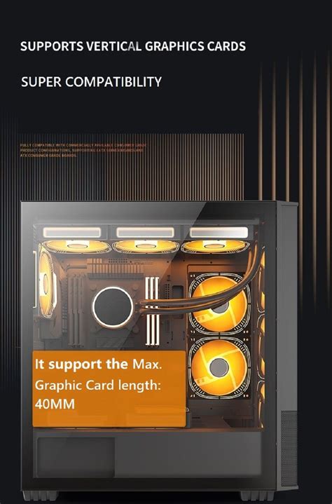 Wholesales Custom Computer Case And Tower Desktop Gamer Big Pc Case