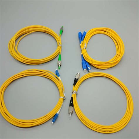 Singlemode M Simplex Fiber Optic Patch Cord Multiple Color