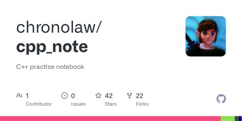 GitHub Chronolaw Cpp Note C Practise Notebook